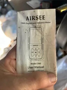 Other | Airsee D6 Red Black Laser Distance Meter | Poshmark